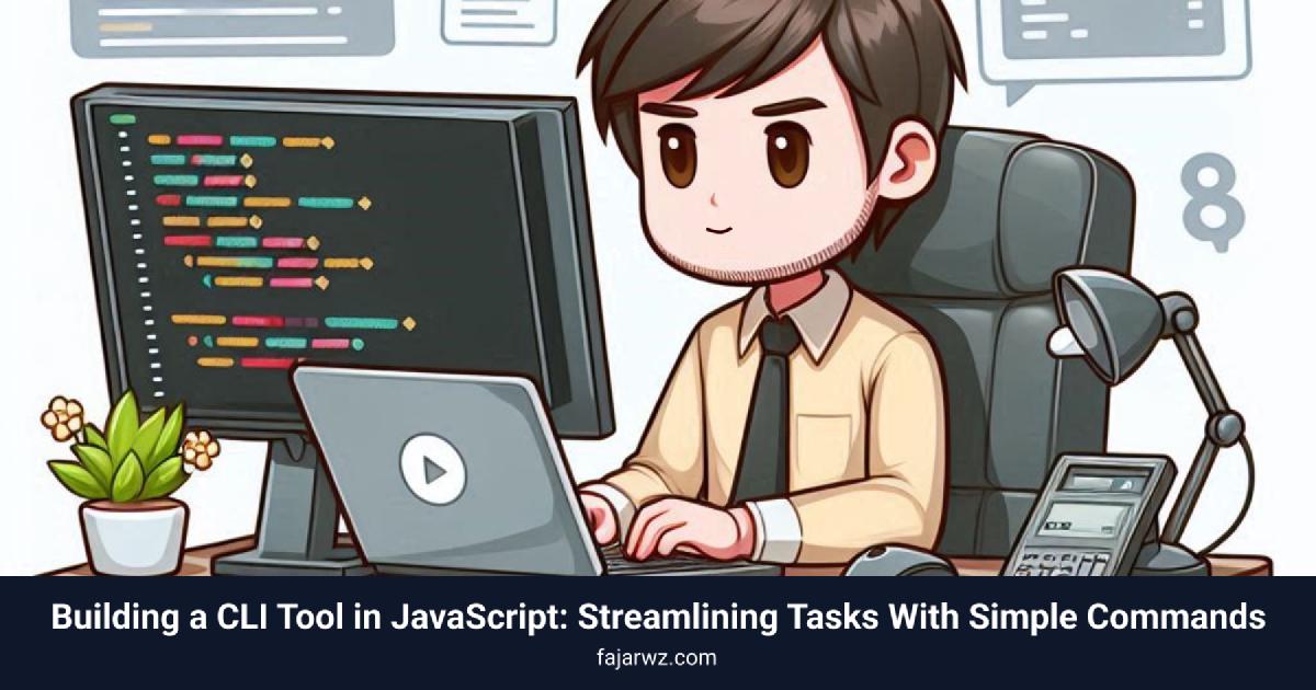 Building a CLI Tool in JavaScript: Streamlining Tasks With Simple Commands | Fajarwz
